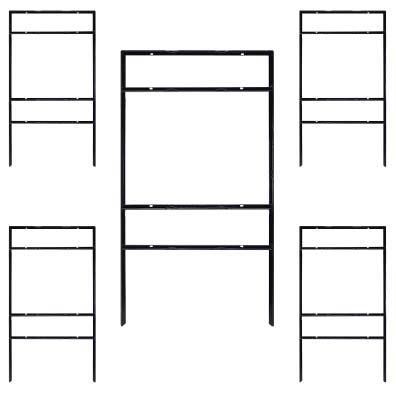 Econo 24"x18" Slide-In Angle Iron Real Estate Sign Frame with Dual ...