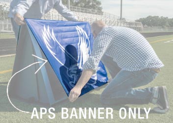 Banner for an APS Sideline Banner System