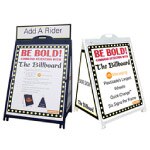 Plasticade Curb Sign Stands including the Signicade, Minicade and ...