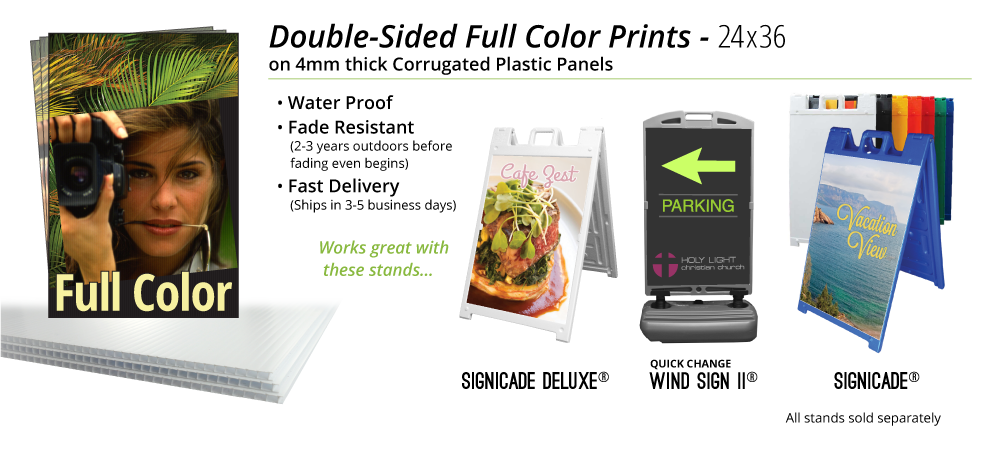 24x36 Custom 4mm Coroplast Sign