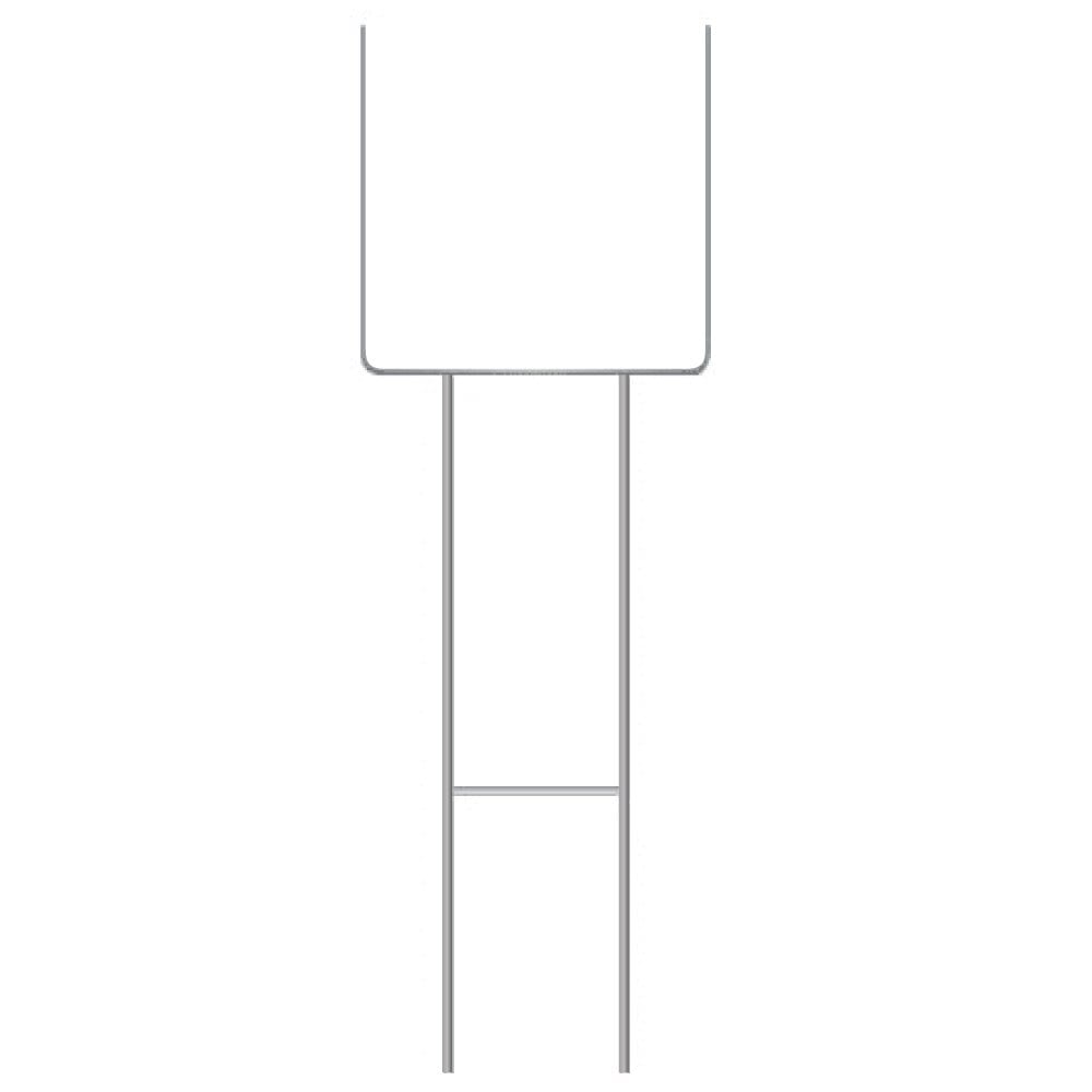 25-PACK of 9 Gauge - 10x30 inch Heavy Coro Step Stakes for Yard Signs