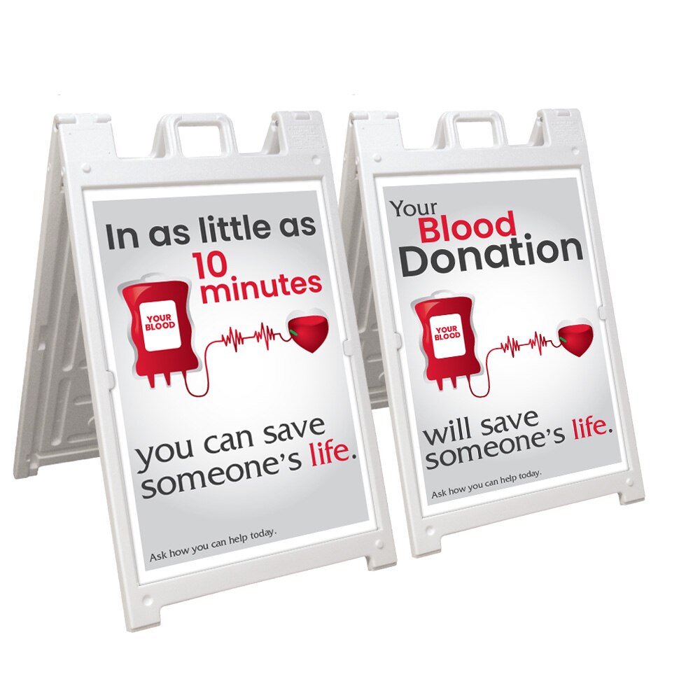 White Signicade Deluxe with 2 give Blood signs