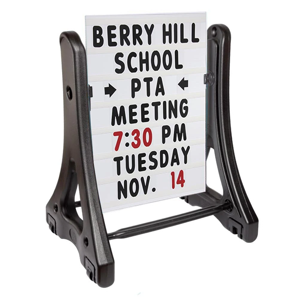 Uni-Leg Sidewalk Swinger Changeable Message Sign
