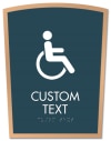 2-Line Custom Symbol Sign