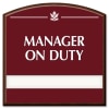 Manager on Duty Signs