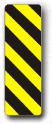 Left Hazard Marker Sign E.G. Reflective | SignsDirect.com