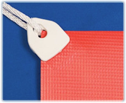 Small White Power Clips are a cost effective alternative to grommets