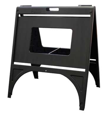 Poly Quik Sign Portable Sign Stand - BLACK