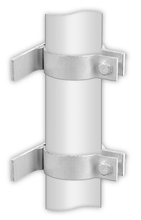 Pipe Post Mounting Brackets (Single Sign)