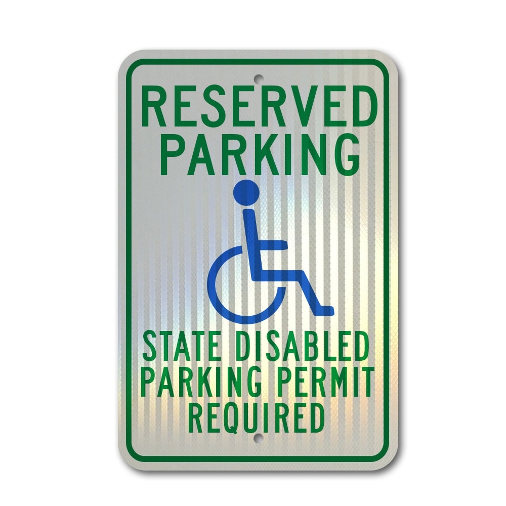 12"x18" Washington - Handicapped Parking sign