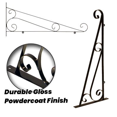 36" Hanging Sign Scroll Bracket