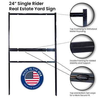 Heavy Duty Real Estate Sign Frames from Signs Direct