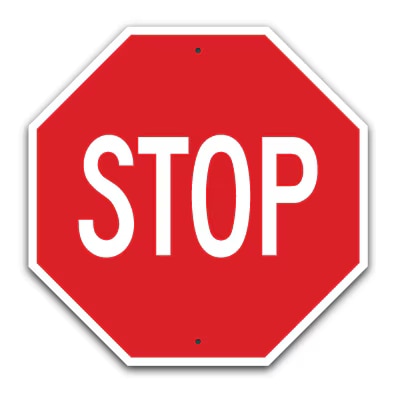 36"x36" Stop Sign - Aluminum with Hi Intensity Reflective